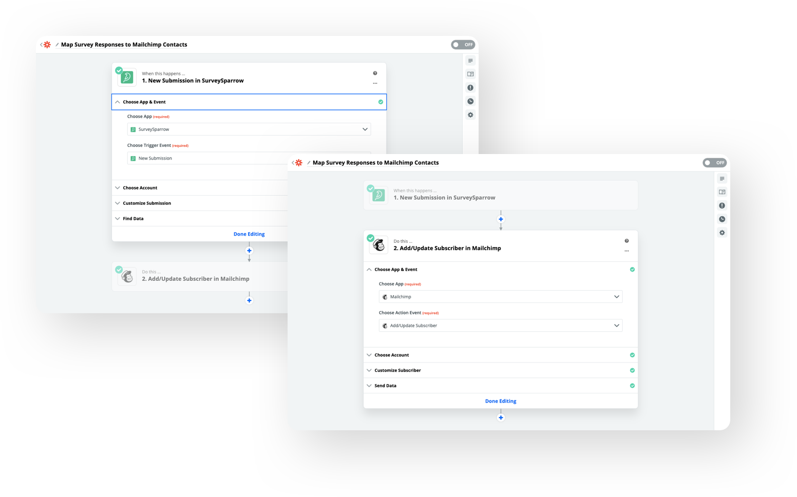 MailChimp Survey | MailChimp Integration | SurveySparrow