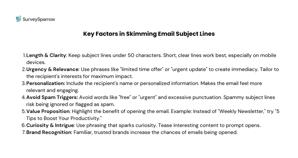 Email Survey Subject Lines that Increases Open Rates (50 Proven Examples)
