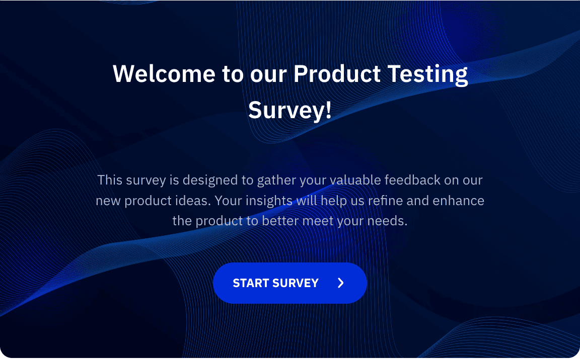 Product Testing Survey Template