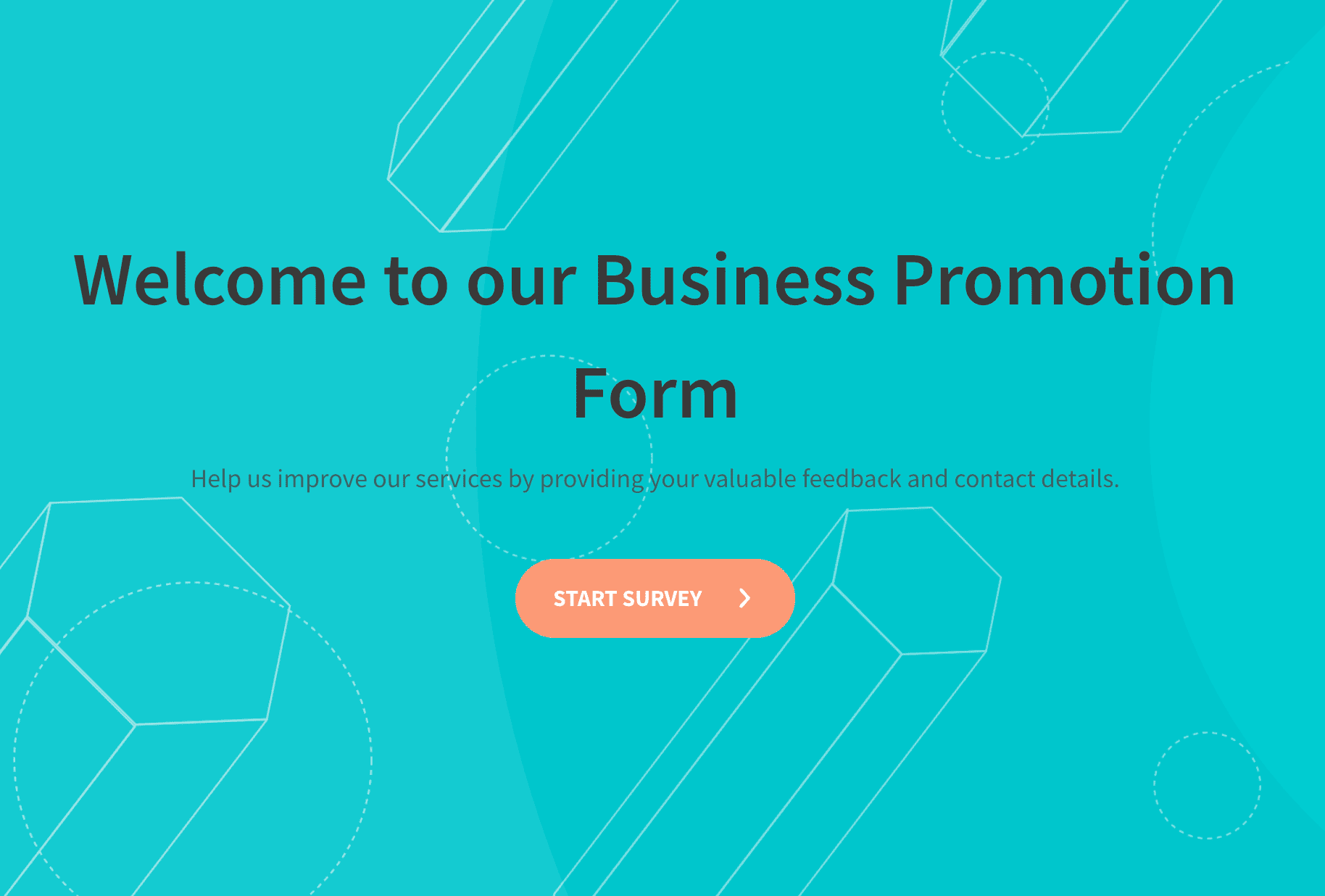 Business Promotion Form Template for Customer Insights