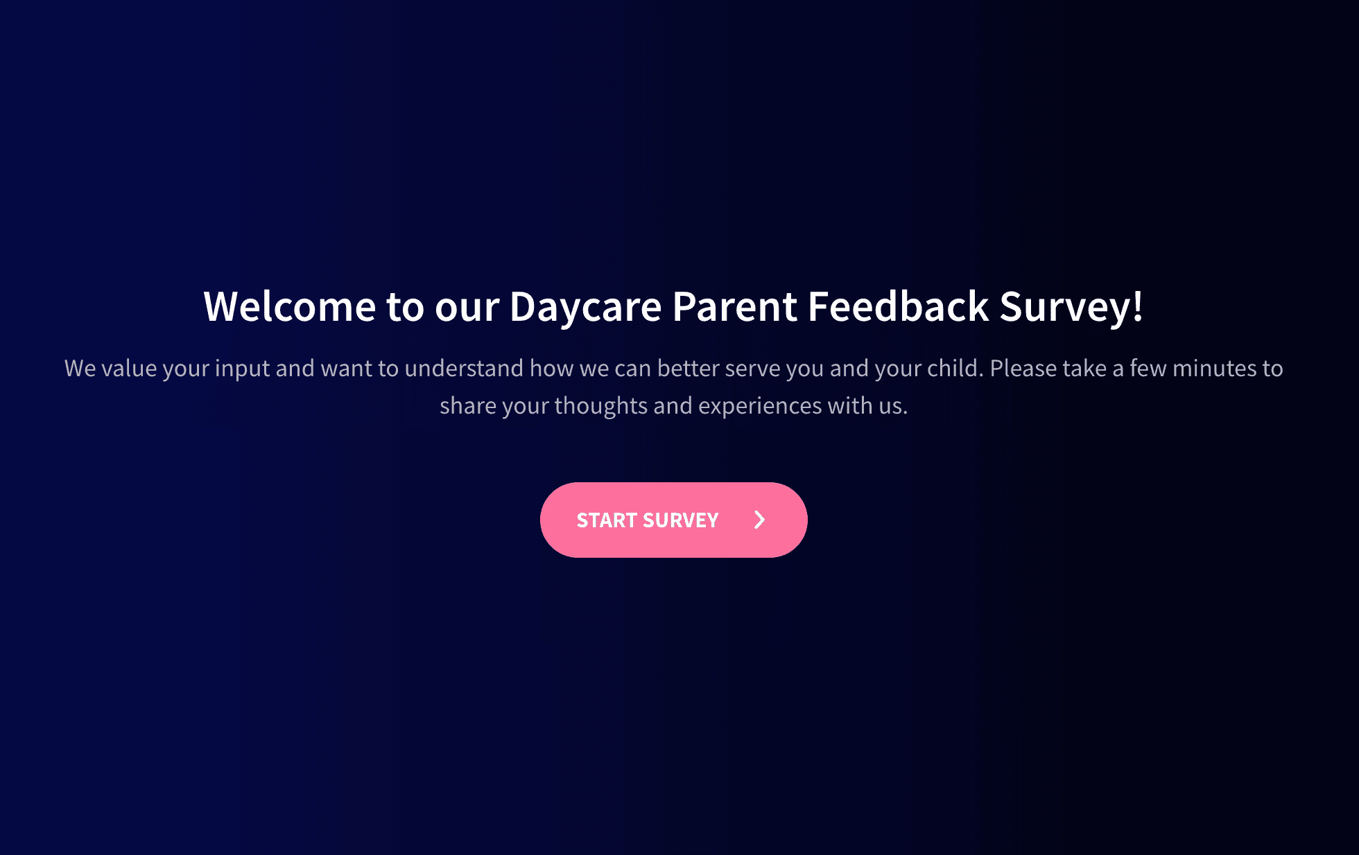 Daycare Parent Survey Template for Feedback