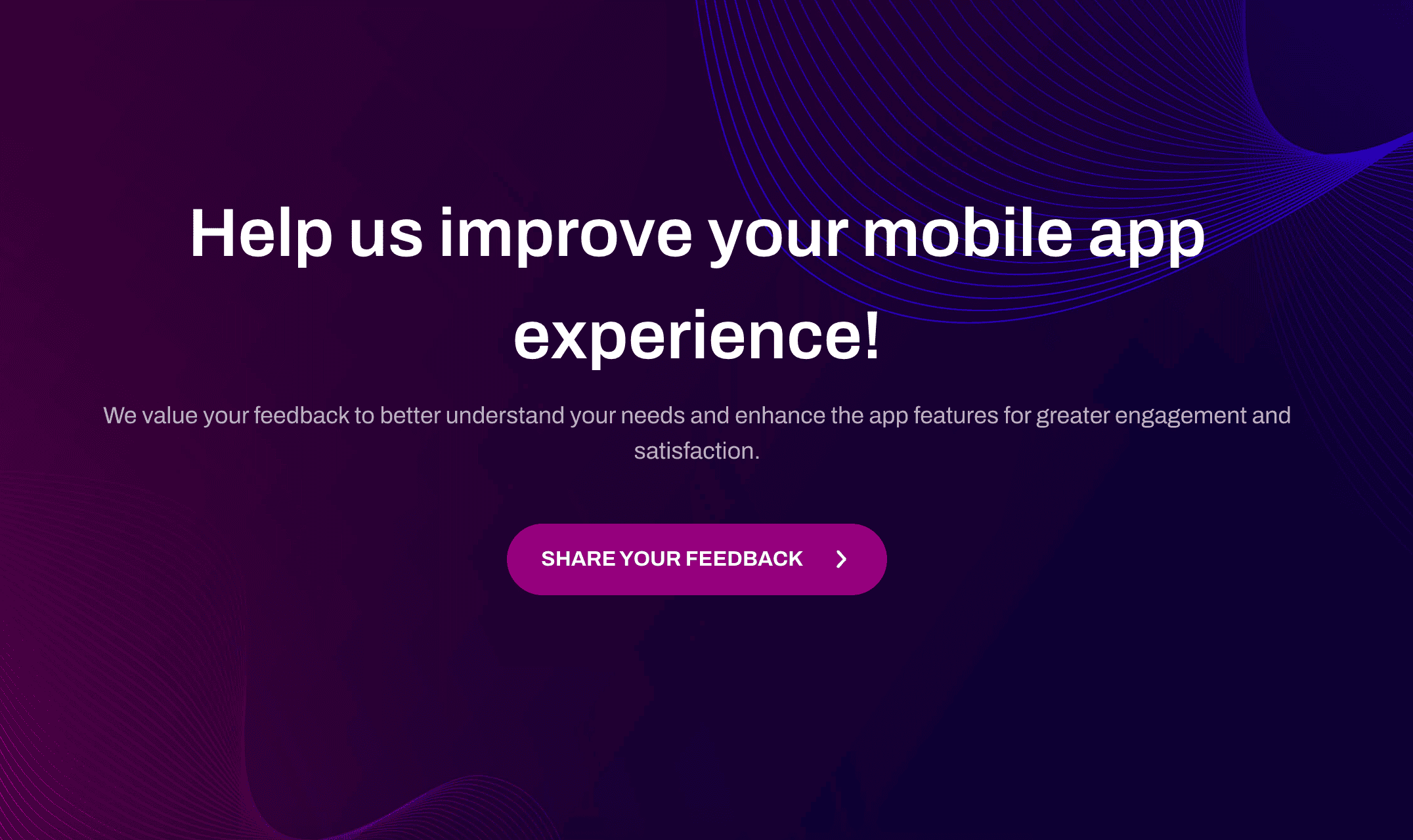 Mobile App Feedback Survey Template for User Insights