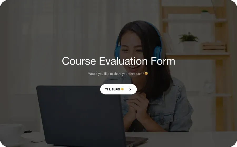 Sample Course Evaluation Form Template | Collect Instructor Feedback