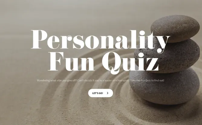 Personality Quiz Template | SurveySparrow