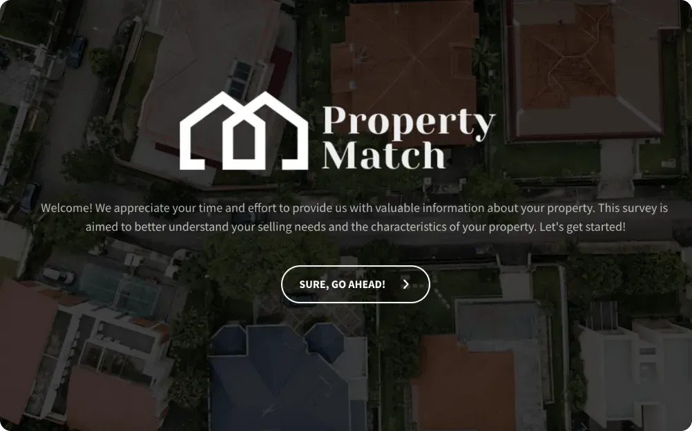 Seller Questionnaire Template | Real Estate Forms | SurveySparrow